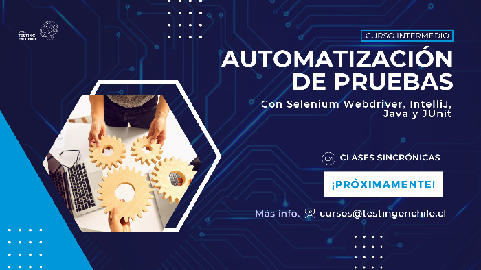 Curso de Automatización de Pruebas Web con Selenium Webdriver (IntelliJ, Java, Junit) - Nivel ...